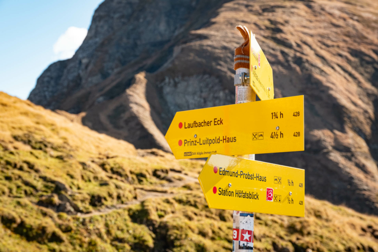 Laufbacher Eck - Wanderung auf dem Höhenweg bei Oberstdorf